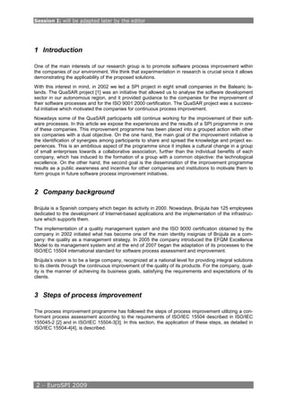 Lessons learned from an ISO/IEC 15504 SPI Programme in a Company | PDF