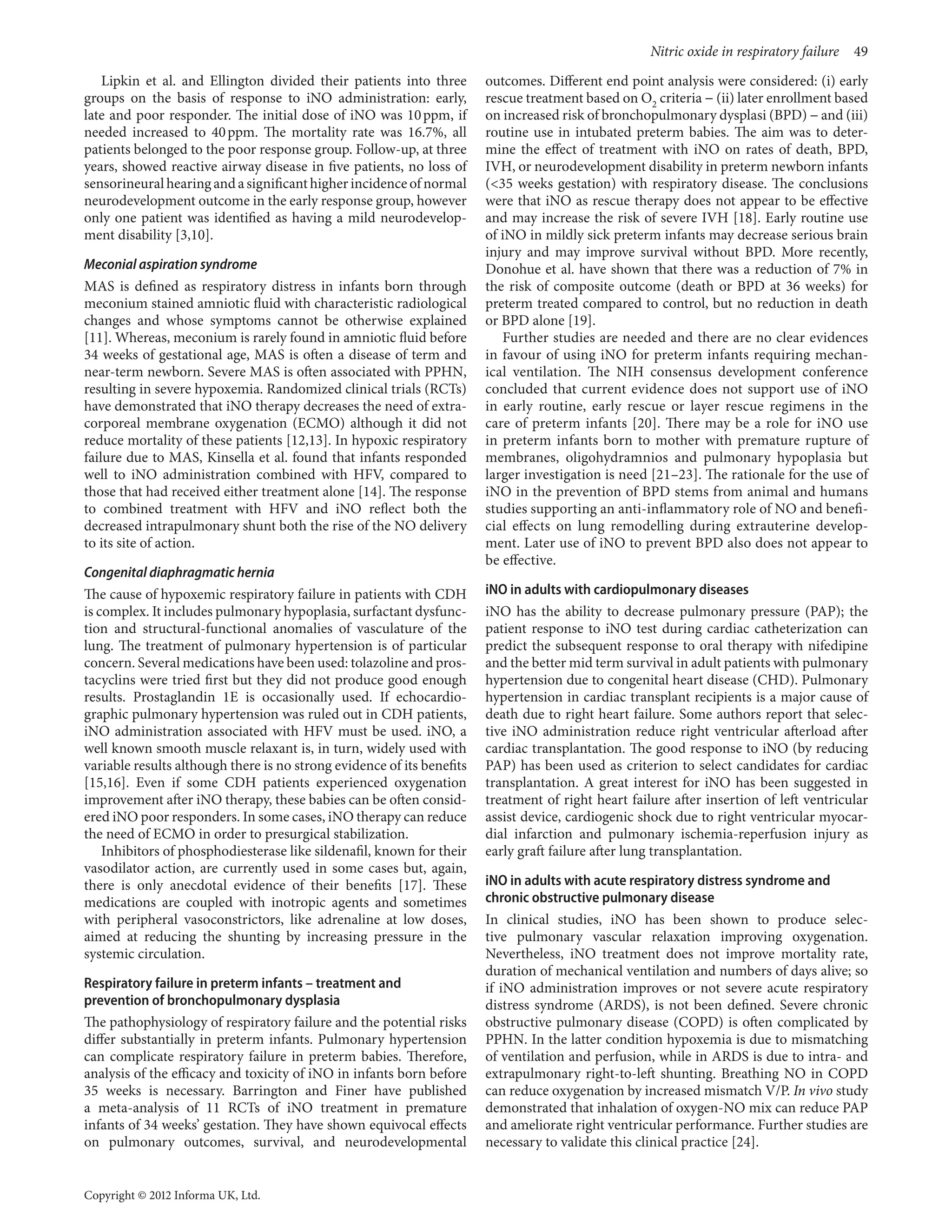 Articulo insuf. respiratoria | PDF