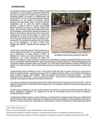 Rules of Engagement in Peacekeeping - ROE en Operaciones de Paz | PDF