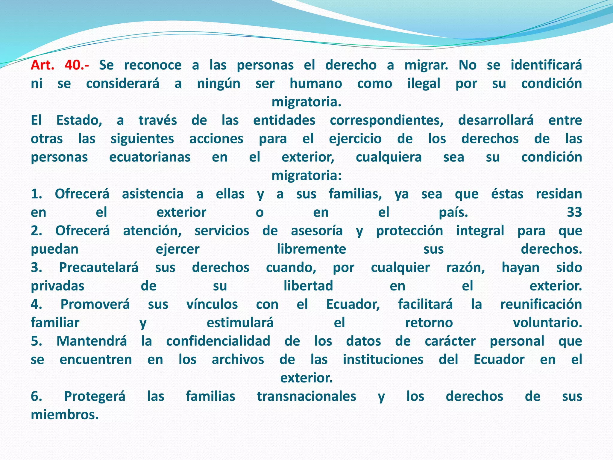 Articulos de la constitucion.(art 37-43) | PPT