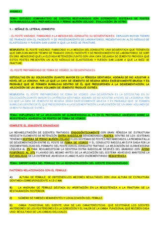 Articulos de postes y pernos | DOCX