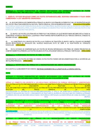 Articulos de postes y pernos | DOCX