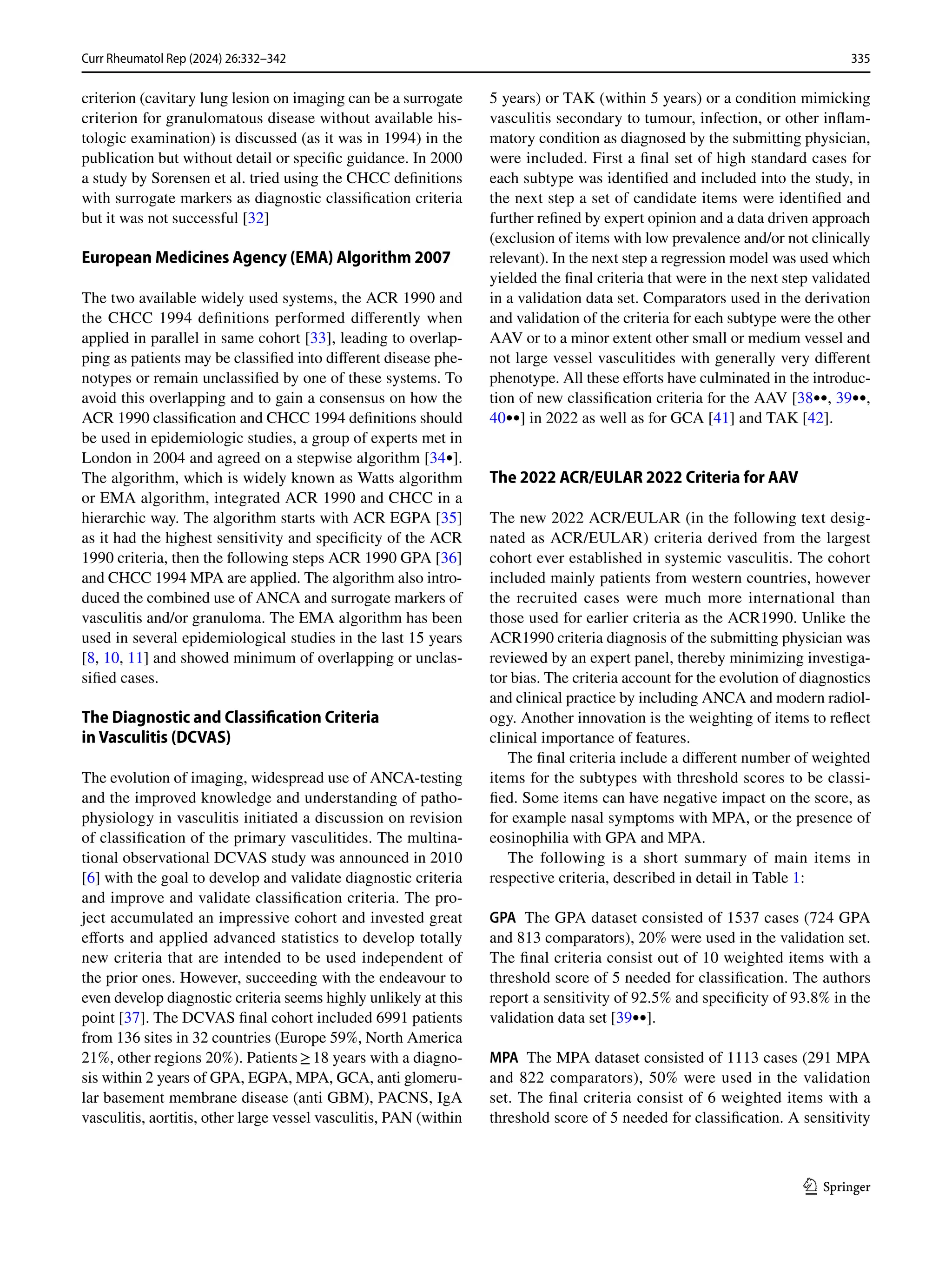 ARTICULO CLASIFICACION DE LAS VASCULITIS | PDF