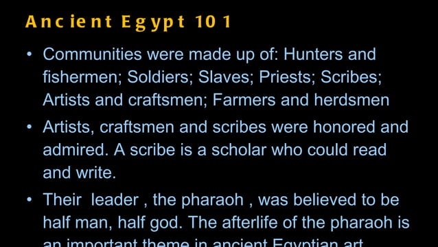 ARTID111 Ancient Egyptian Art - Part 1 | PPT