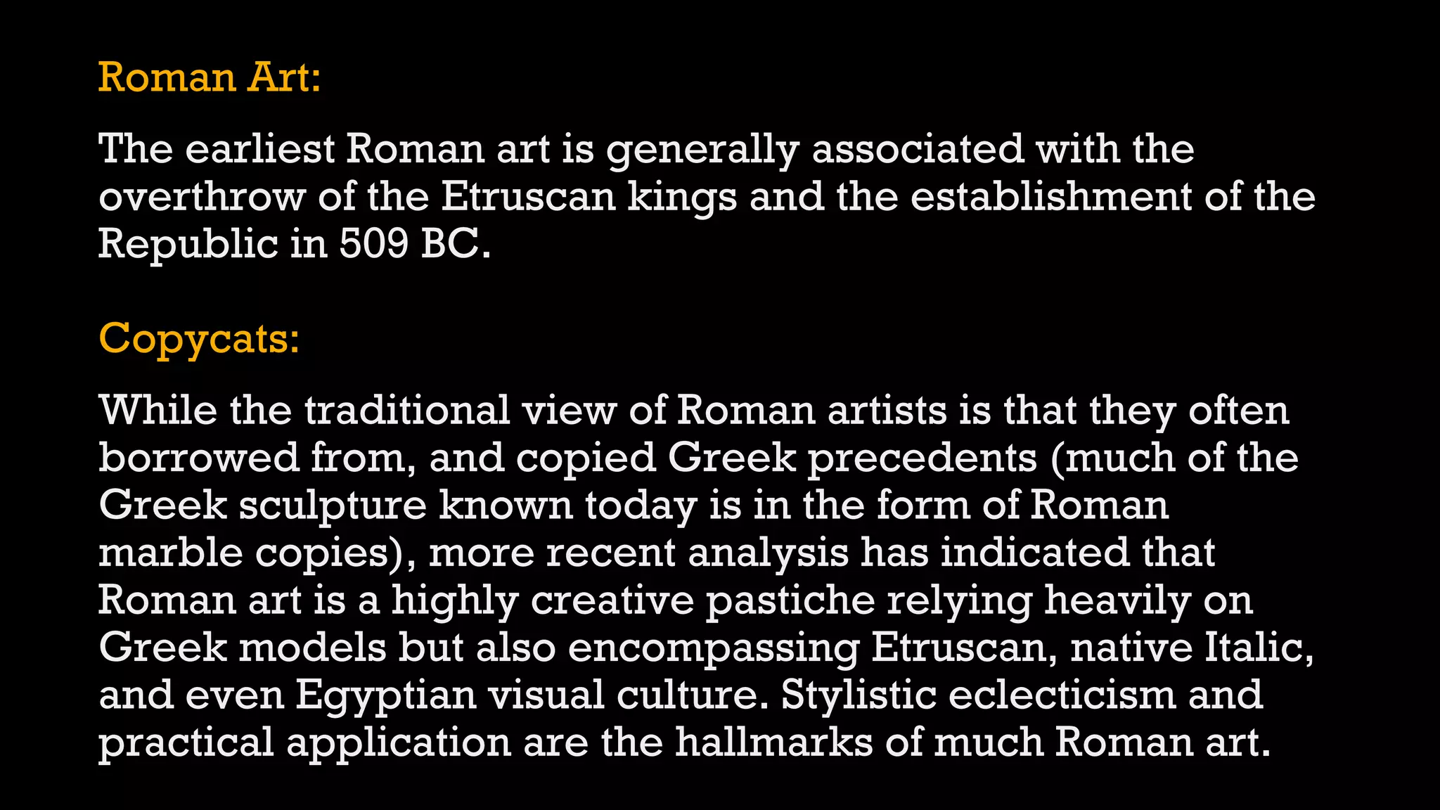 ARTID111 Ancient Roman Art | PPT