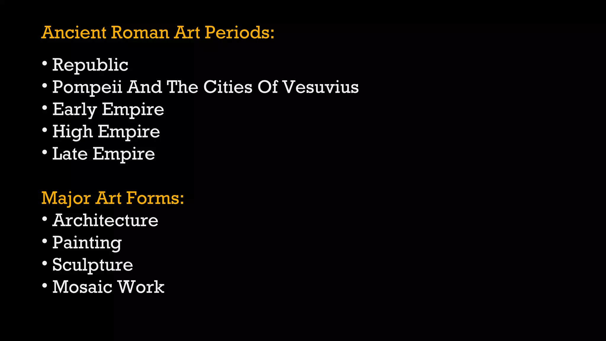 ARTID111 Ancient Roman Art | PPT