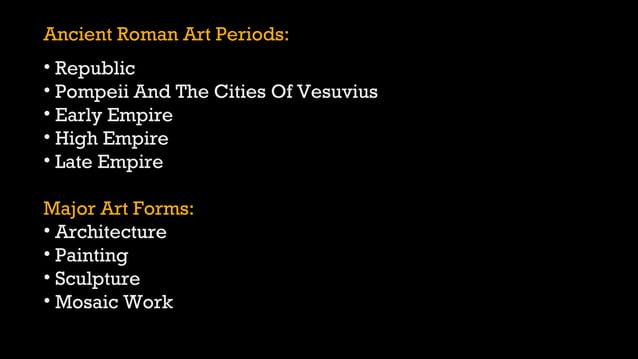 ARTID111 Ancient Roman Art | PPT | Design | Fine Art