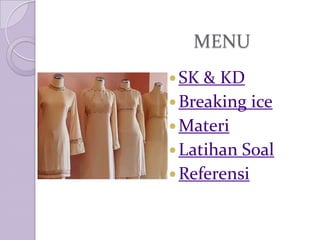 Arti dan fungsi busana | PPTX