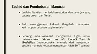 Arti dan Fungsi Tauhid menurut Islam.pptx