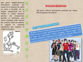 Arti divinatorie, profezie, profeti | PPTX | Astrology | Religion ...