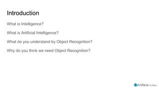 Introduction to CNN with Application to Object Recognition | PPT