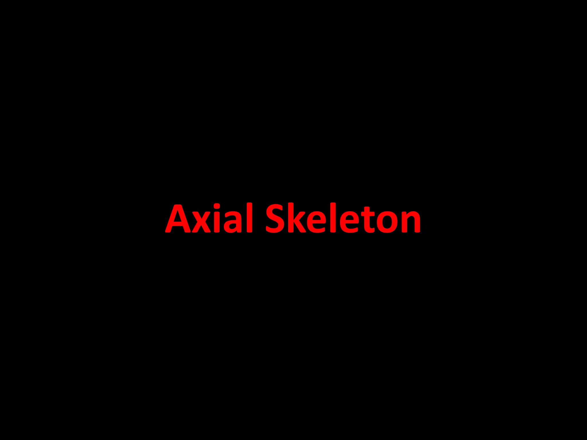 skeletal identification | PPT