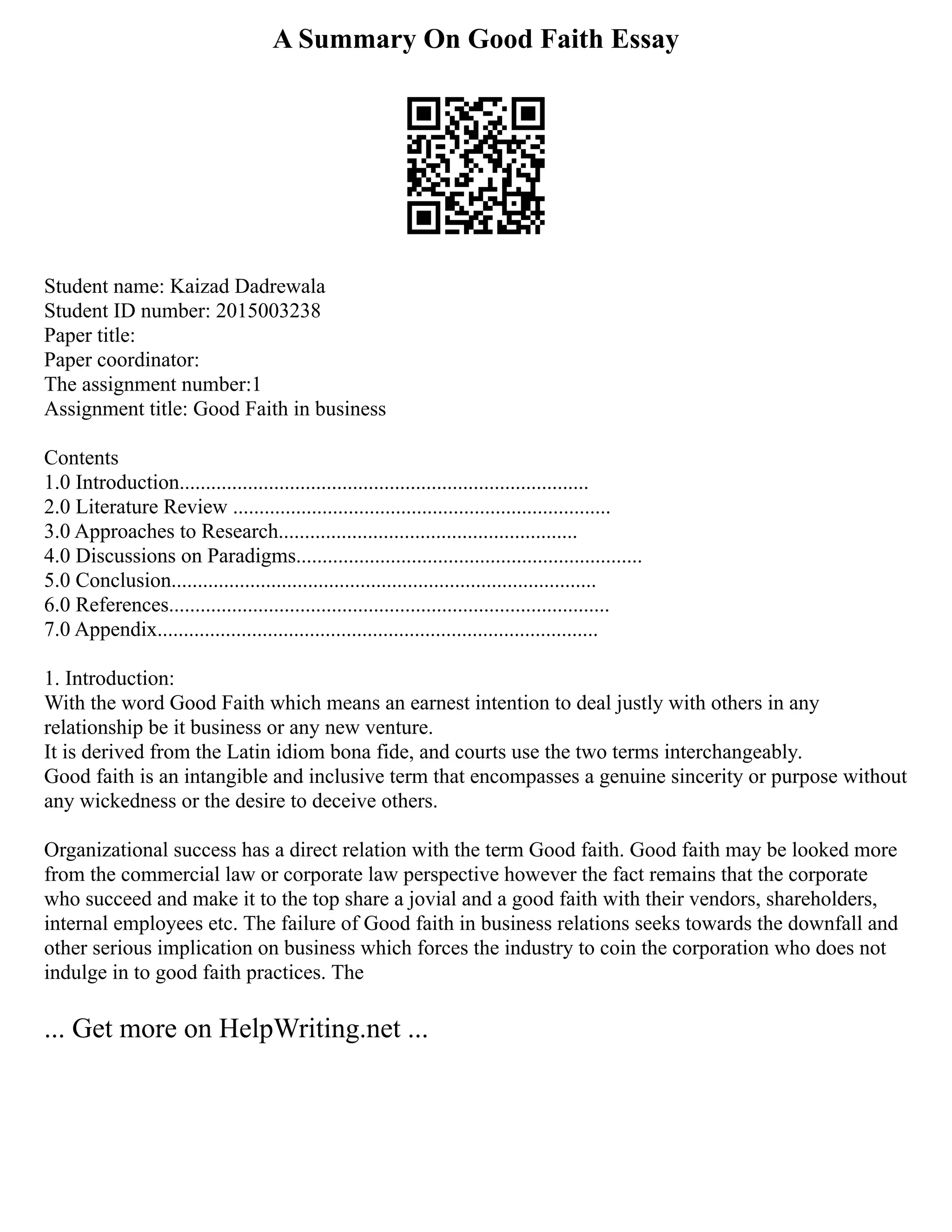 Artifact - Research Essay Individual Teaching Philos | PDF