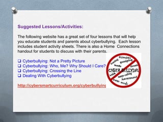 Artifact 2 cyberbullying | PPTX