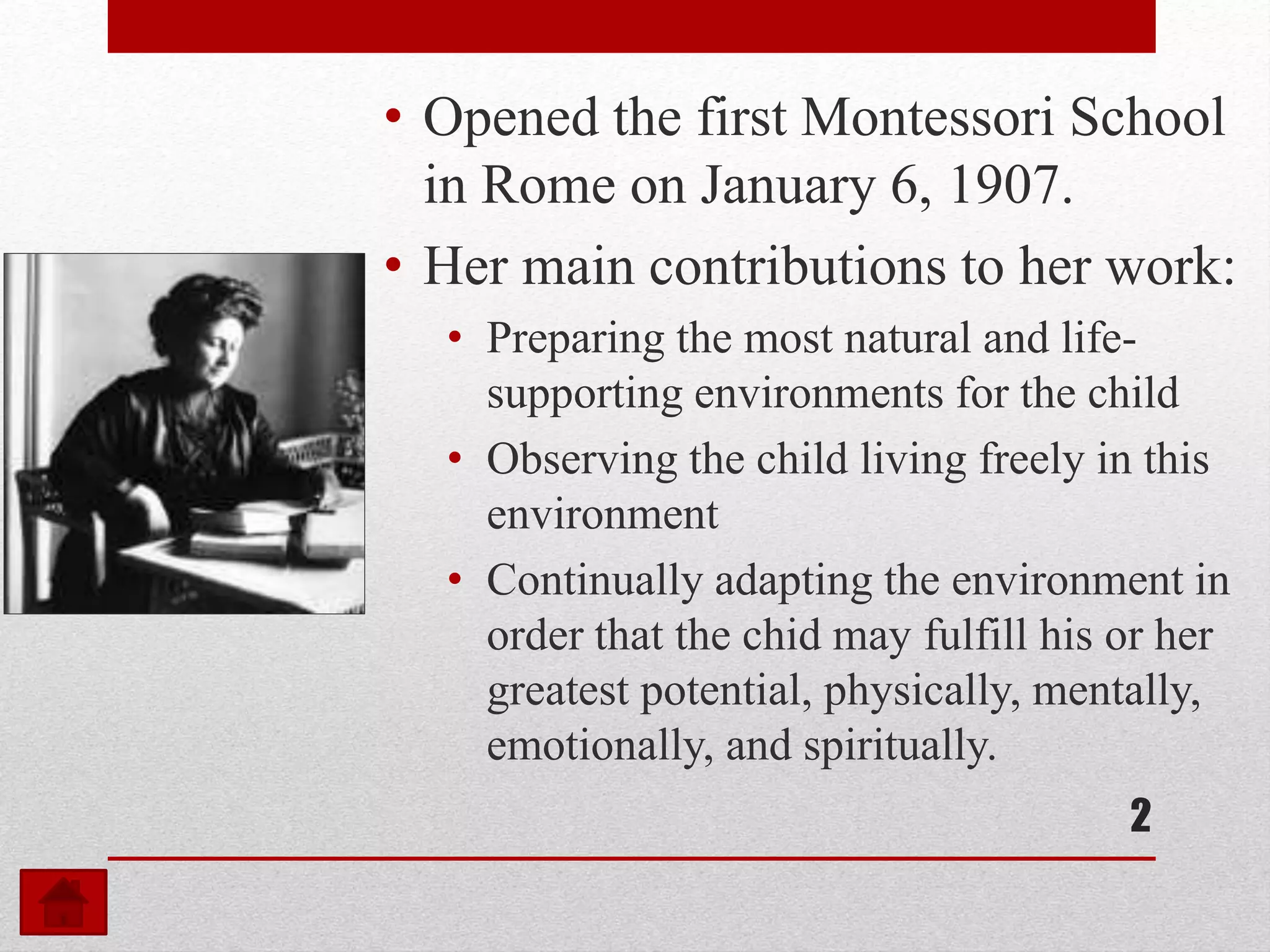 Maria Montessori | PPTX