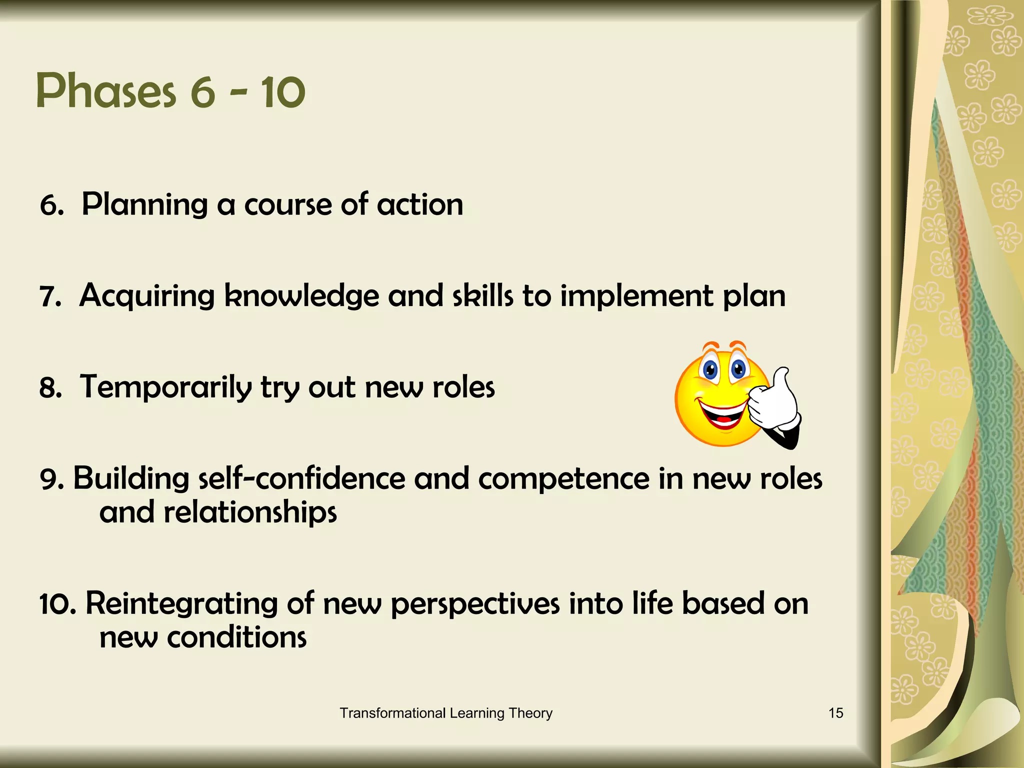 Mezirows Theory | PPT