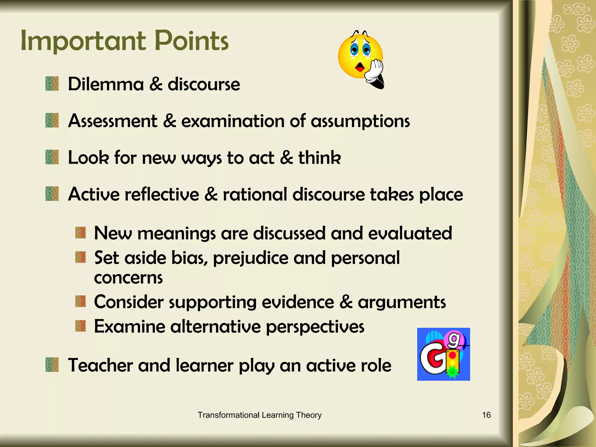 Mezirows Theory | PPT