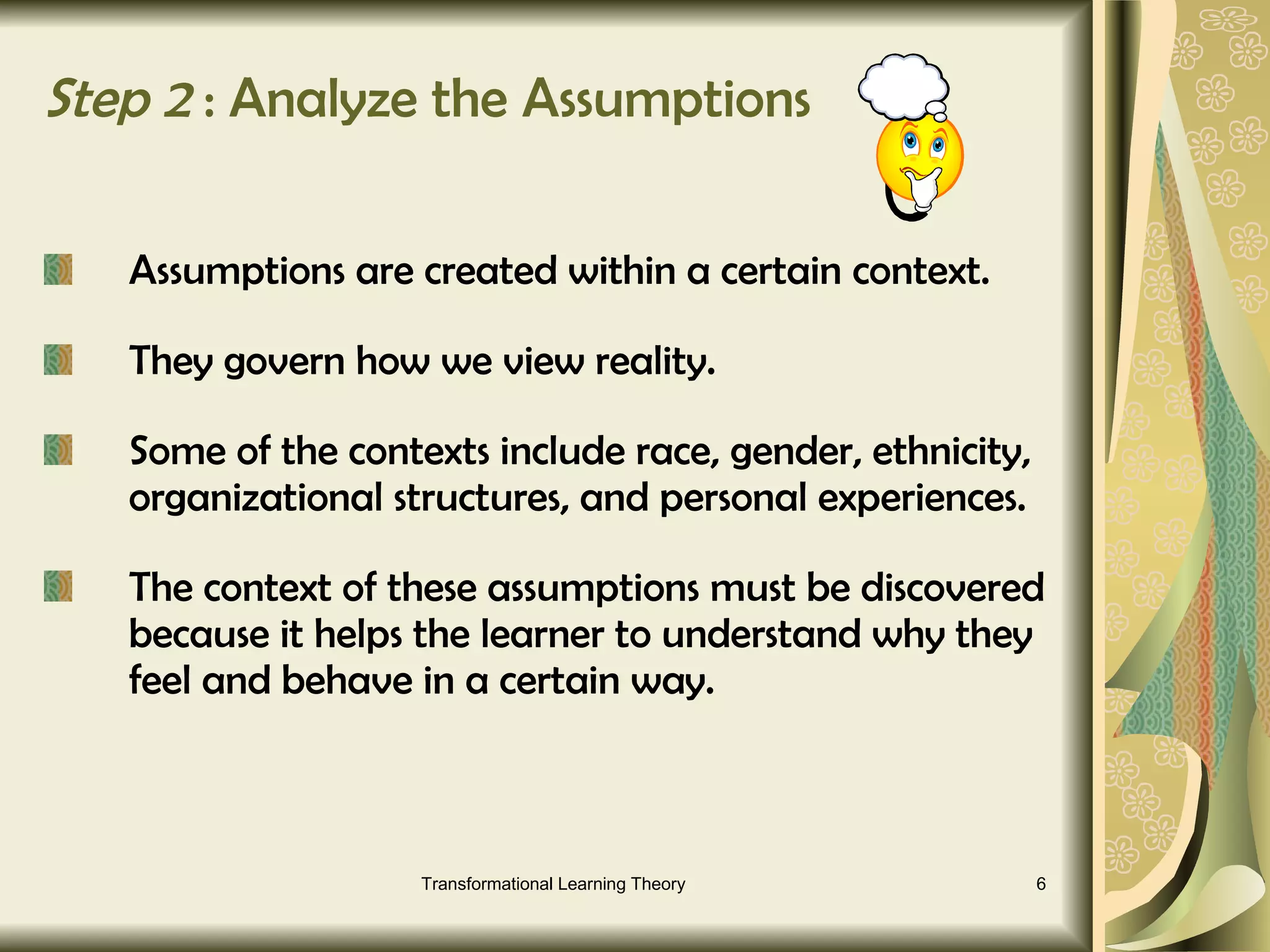 Mezirows Theory | PPT