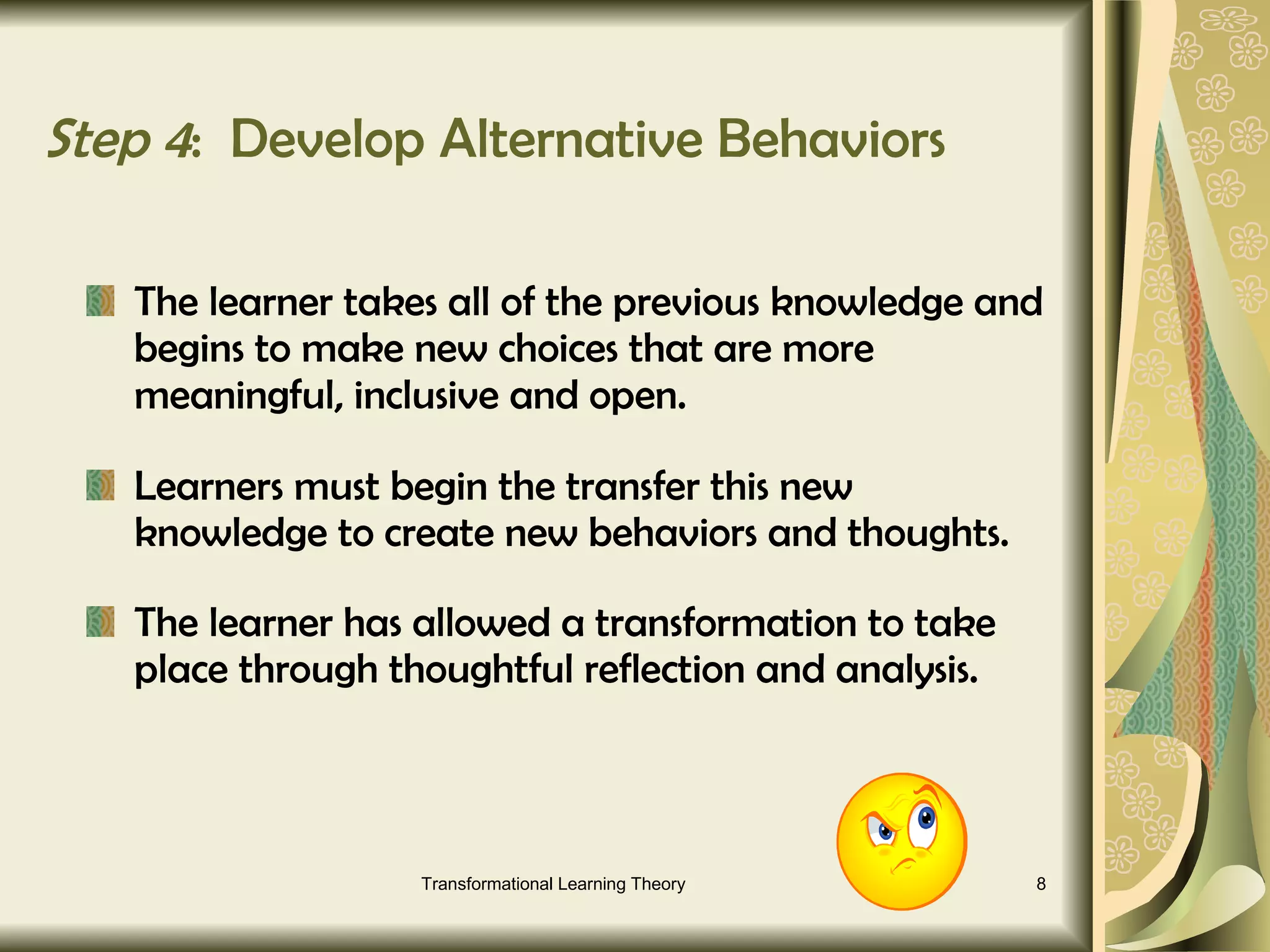 Mezirows Theory | PPT