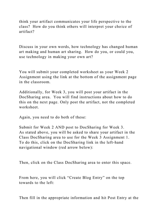 Artifact Analysis WorksheetAn artifact is something made by a hu.docx ...