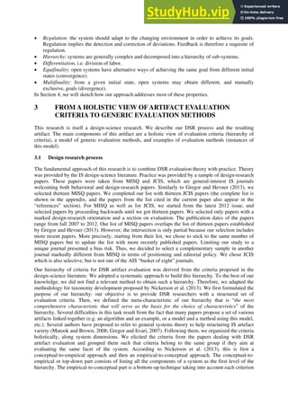 Artifact Evaluation In Information Systems Design-Science Research - A ...