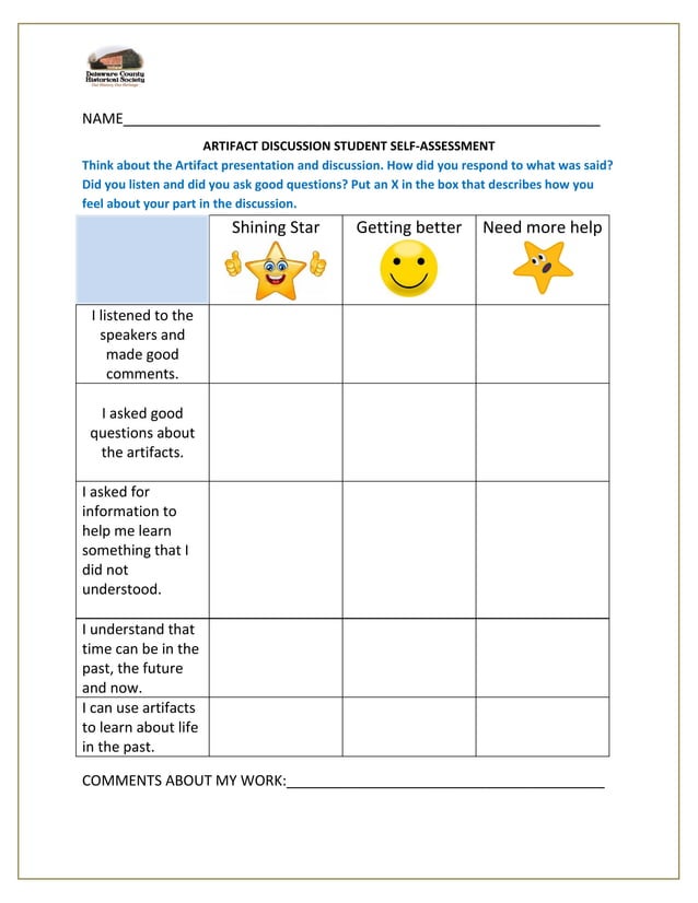 Artifact lesson plan gr. 1a | PDF | Arts and Crafts | Hobbies & Interests