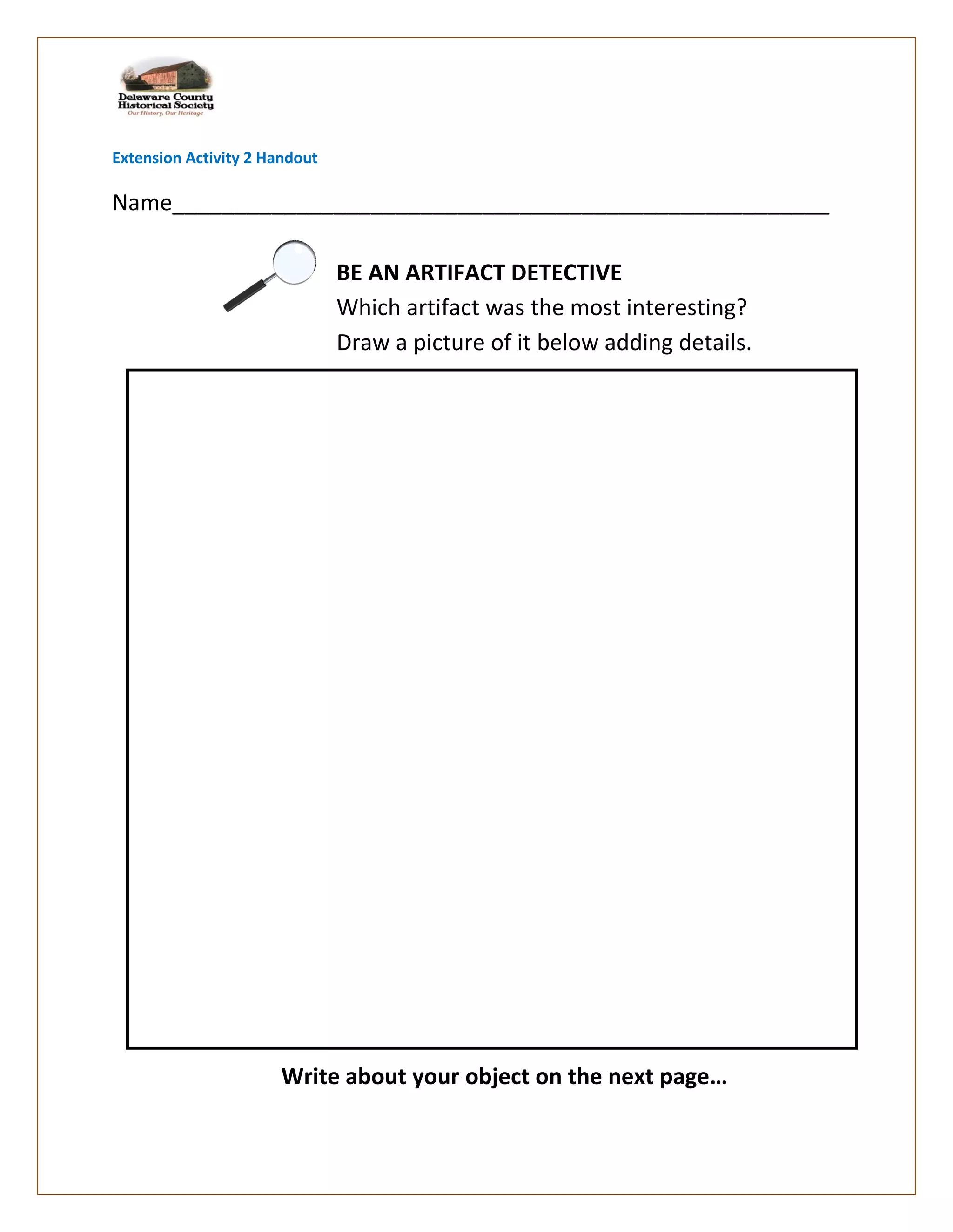 Artifact Lesson Plan Grade 3 | PDF