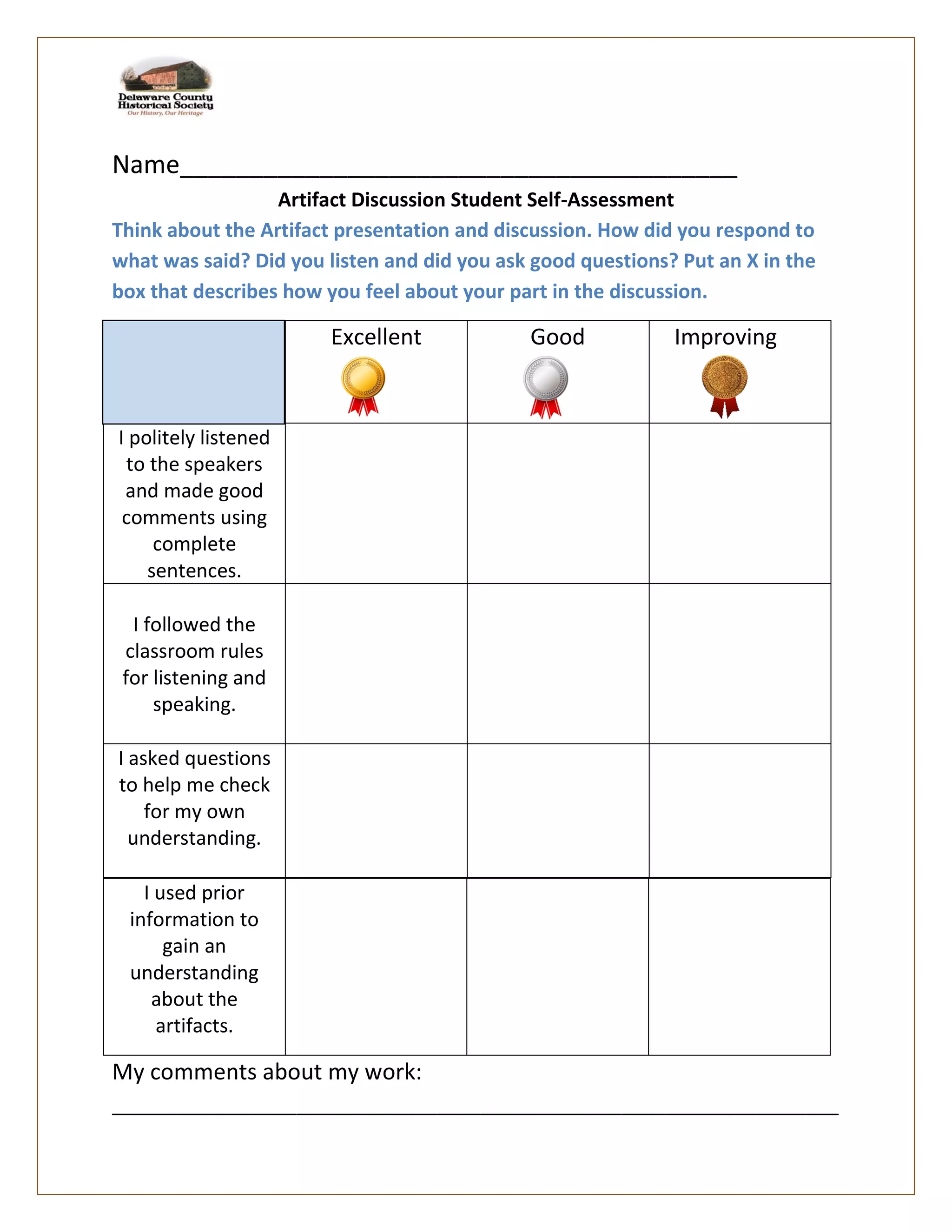 Artifact Lesson Plan Grade 3 | PDF