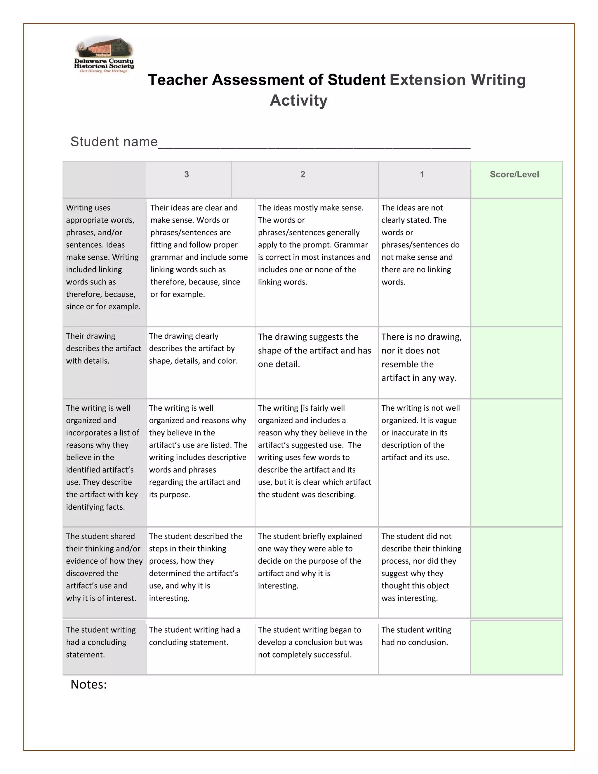 Artifact Lesson Plan Grade 3 | PDF