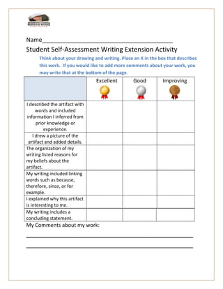 Artifact Lesson Plan Grade 3 | PDF