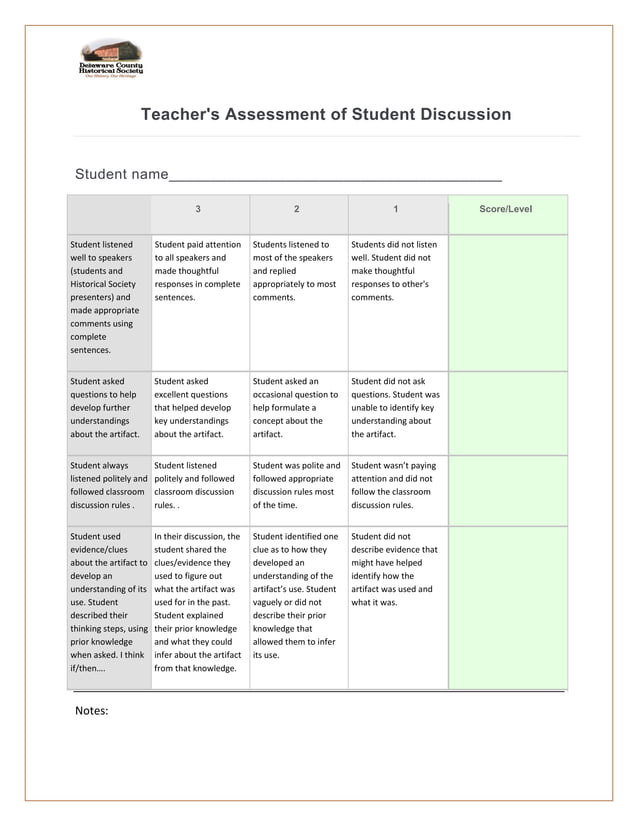 Artifact Lesson Plan Grade 3 | PDF