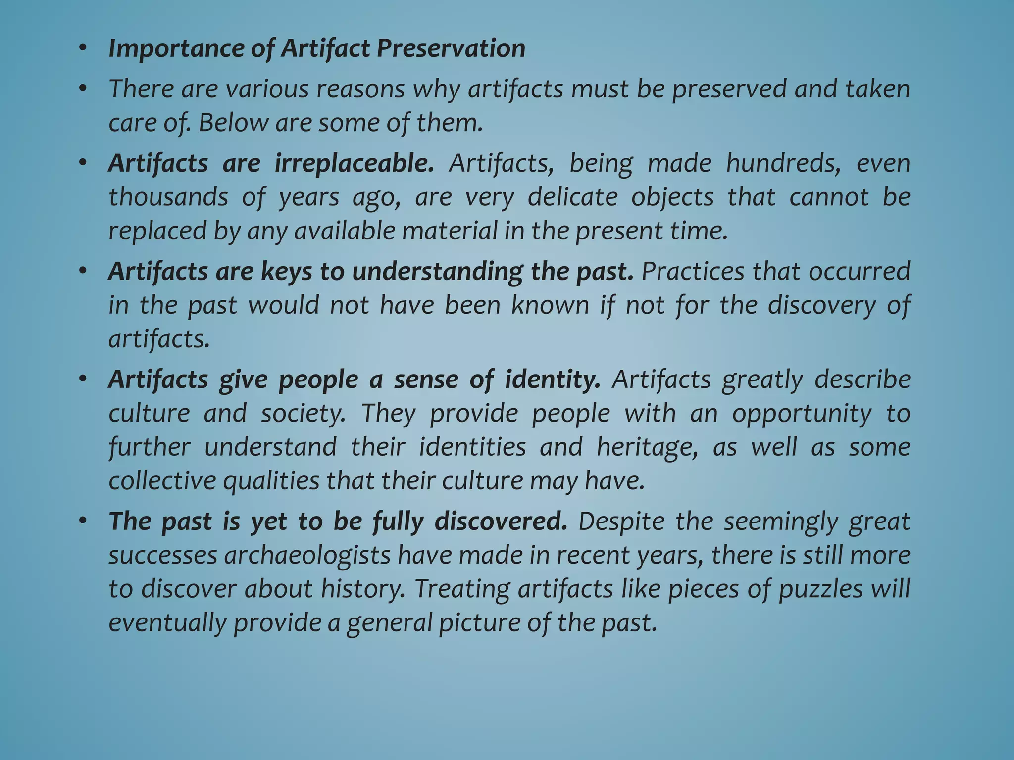 ARTIFACTS.pptx