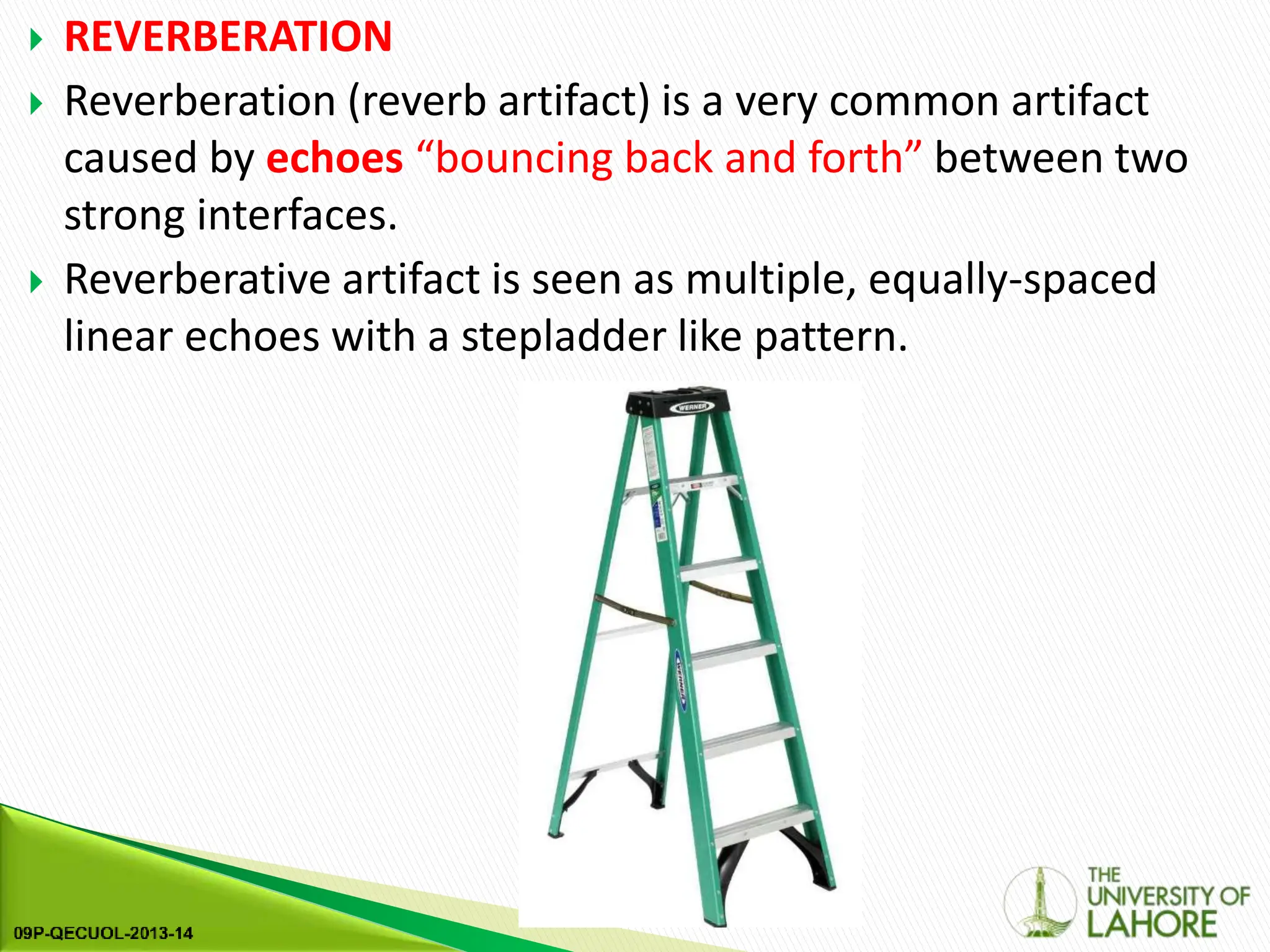 Artifacts in Ultrasound.pptx( by Jalil Hanafi) | PPTX