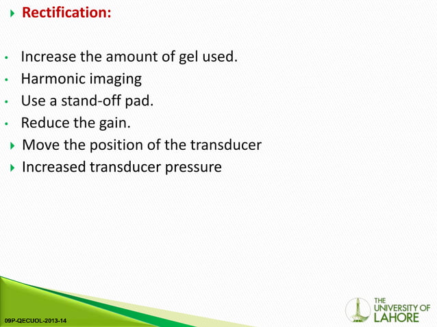 Artifacts in Ultrasound.pptx( by Jalil Hanafi) | PPTX | Digital Audio | Computer Software and ...