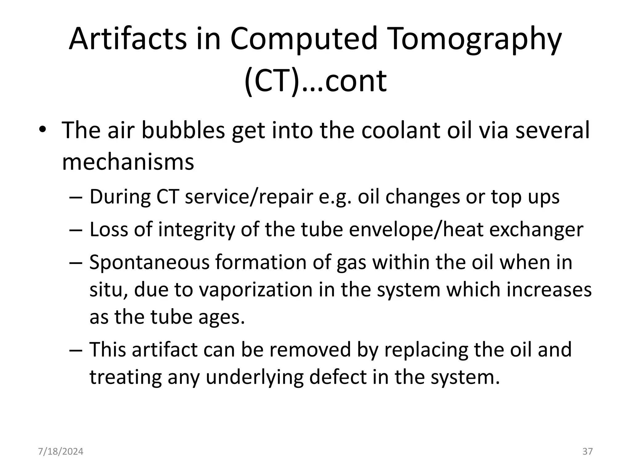 ARTIFACTS IN IMAGING MODALITIES. power ptx | PPTX