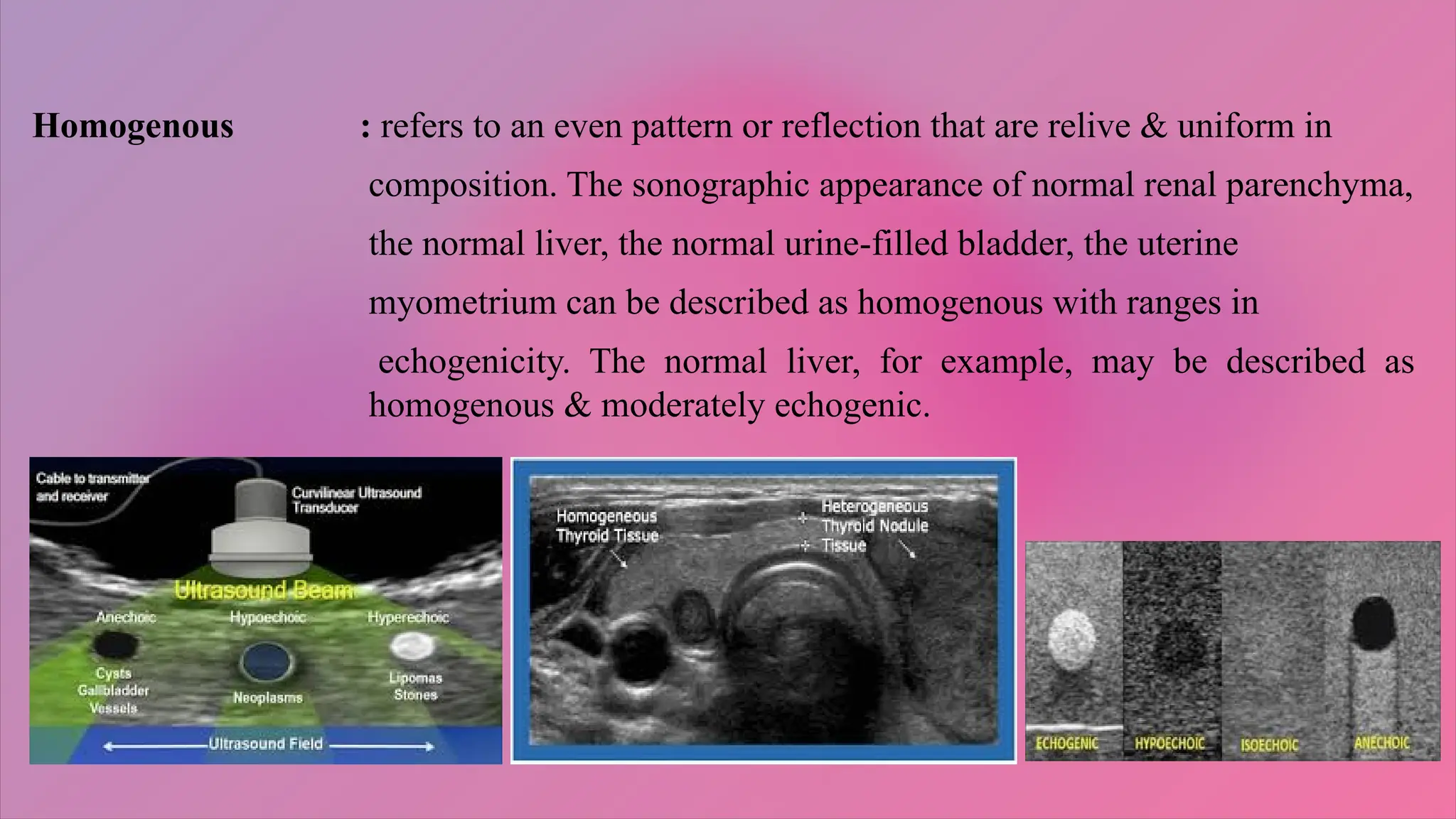 DIFFERENT TYPES OF ULTRASOUND. ARTIFACTS | PPTX