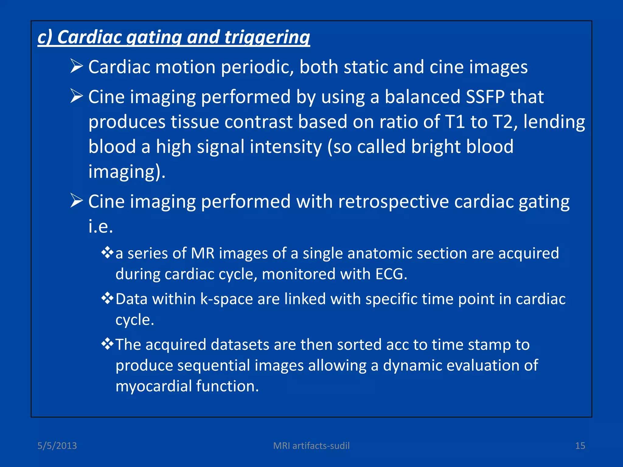 MRI artifacts | PPTX