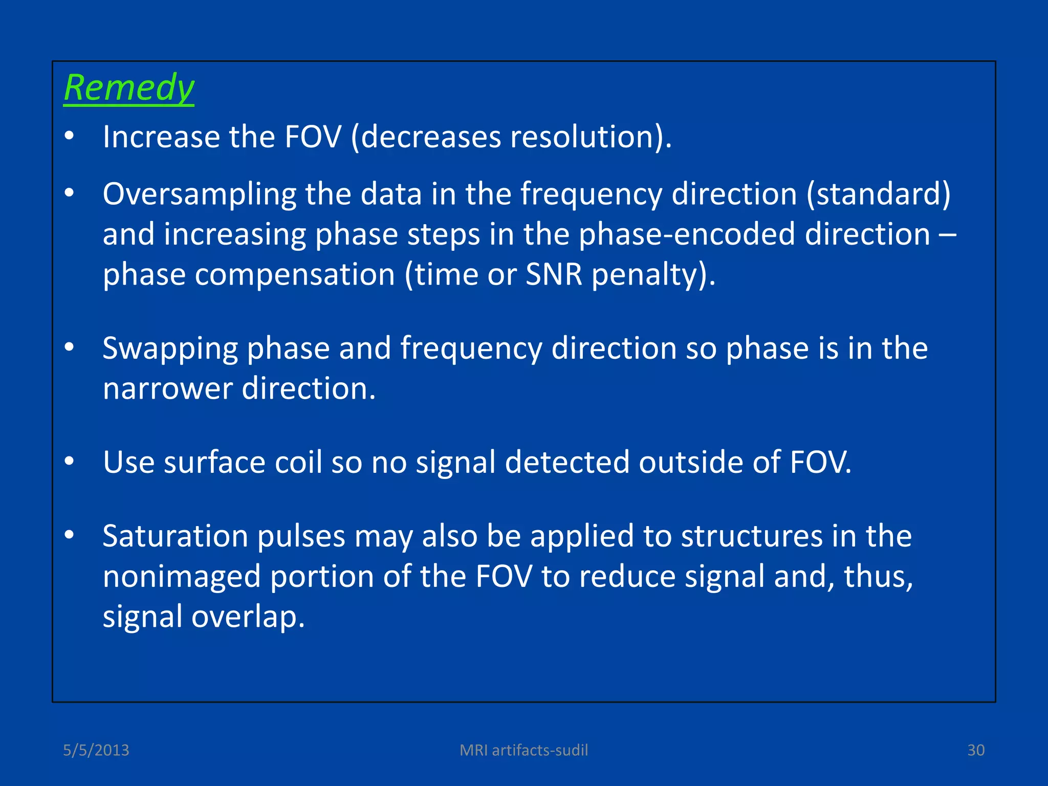 MRI artifacts | PPTX