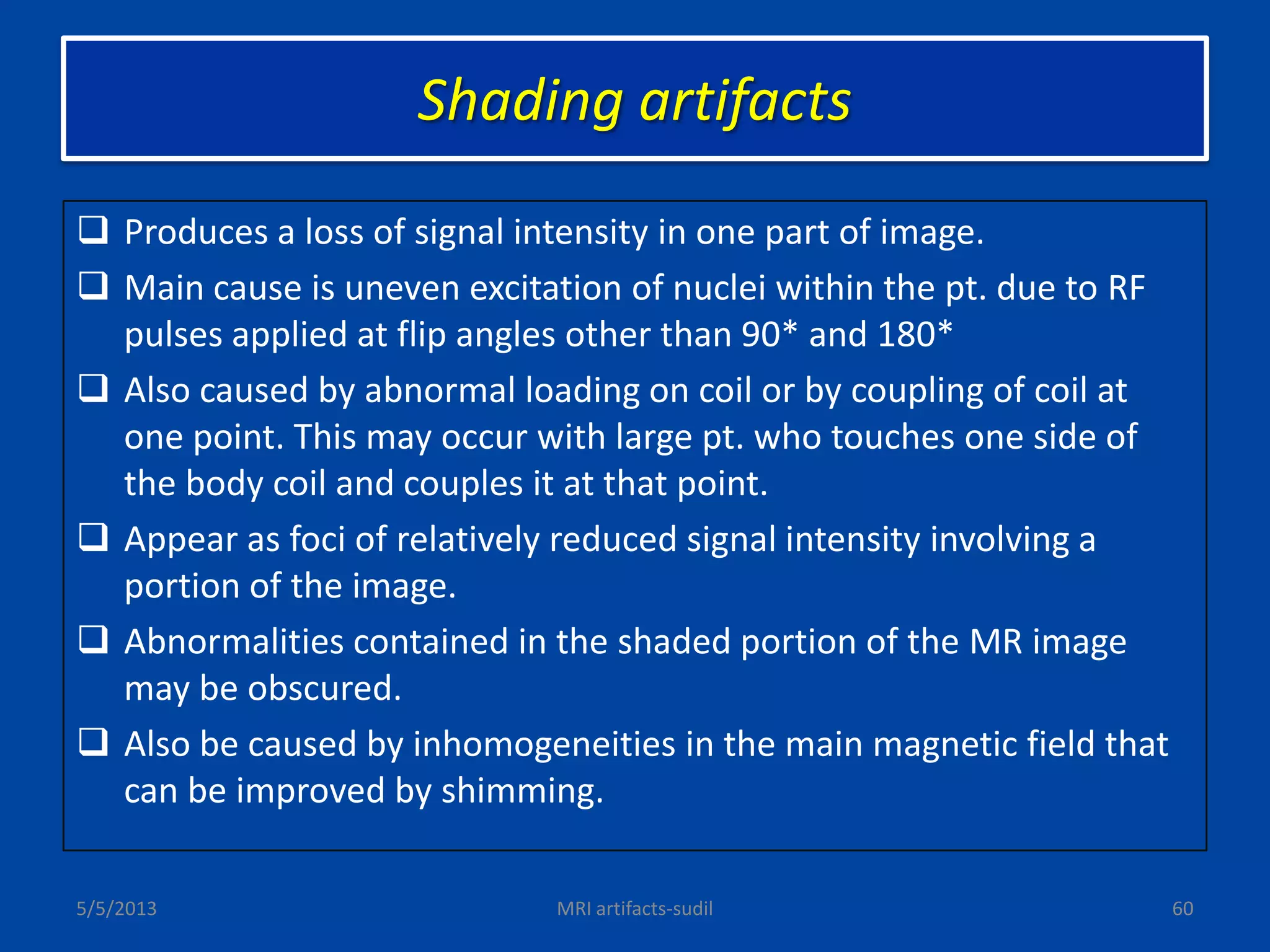 MRI artifacts | PPTX