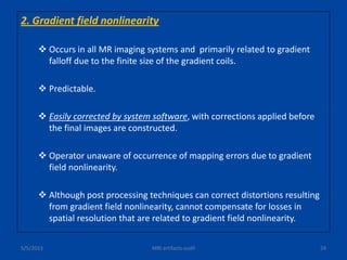 MRI artifacts | PPTX