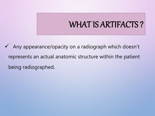 Artifacts in conventional radiology.pptx