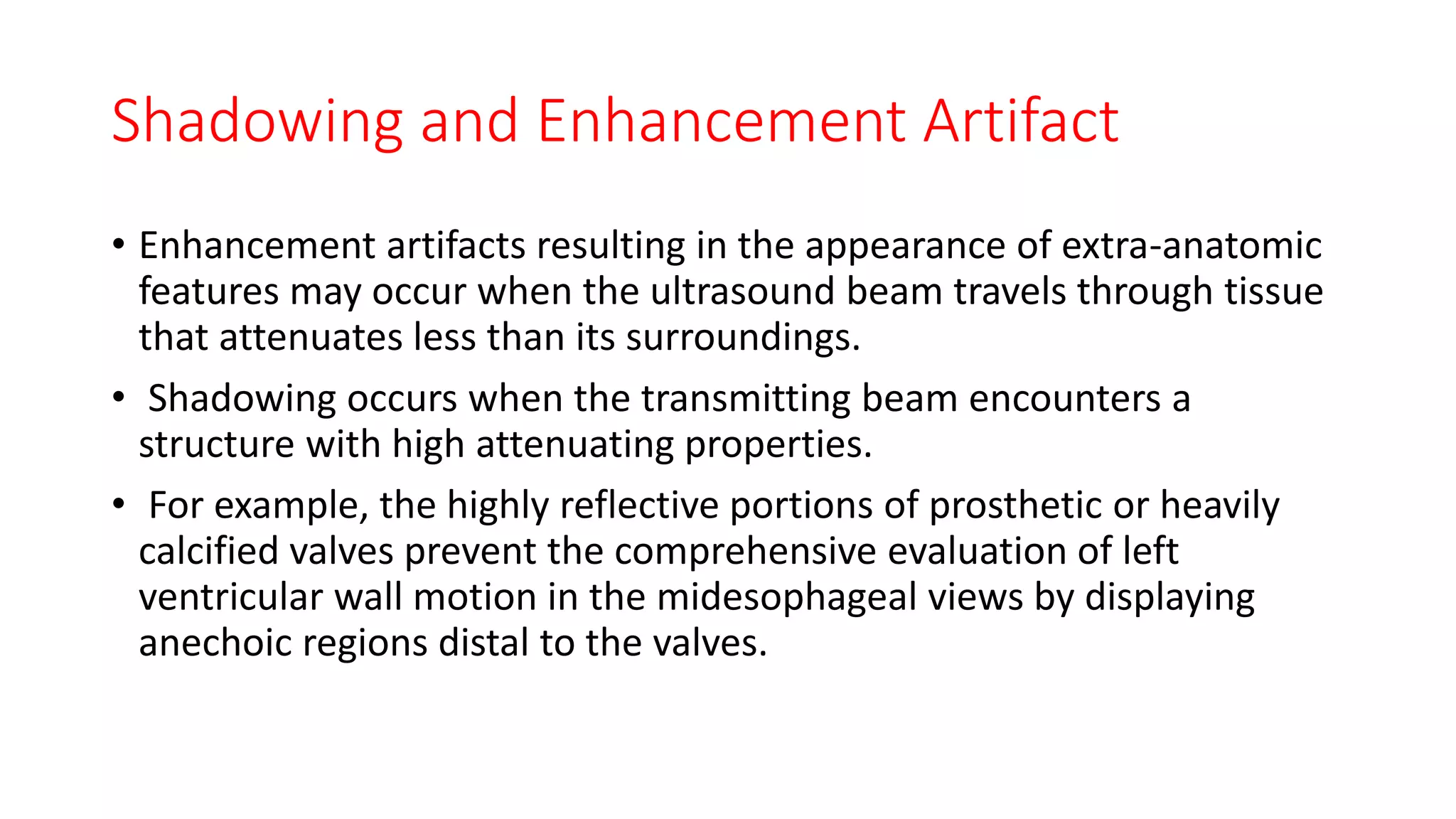 ARTIFACTS IN ECHO-1.pptx