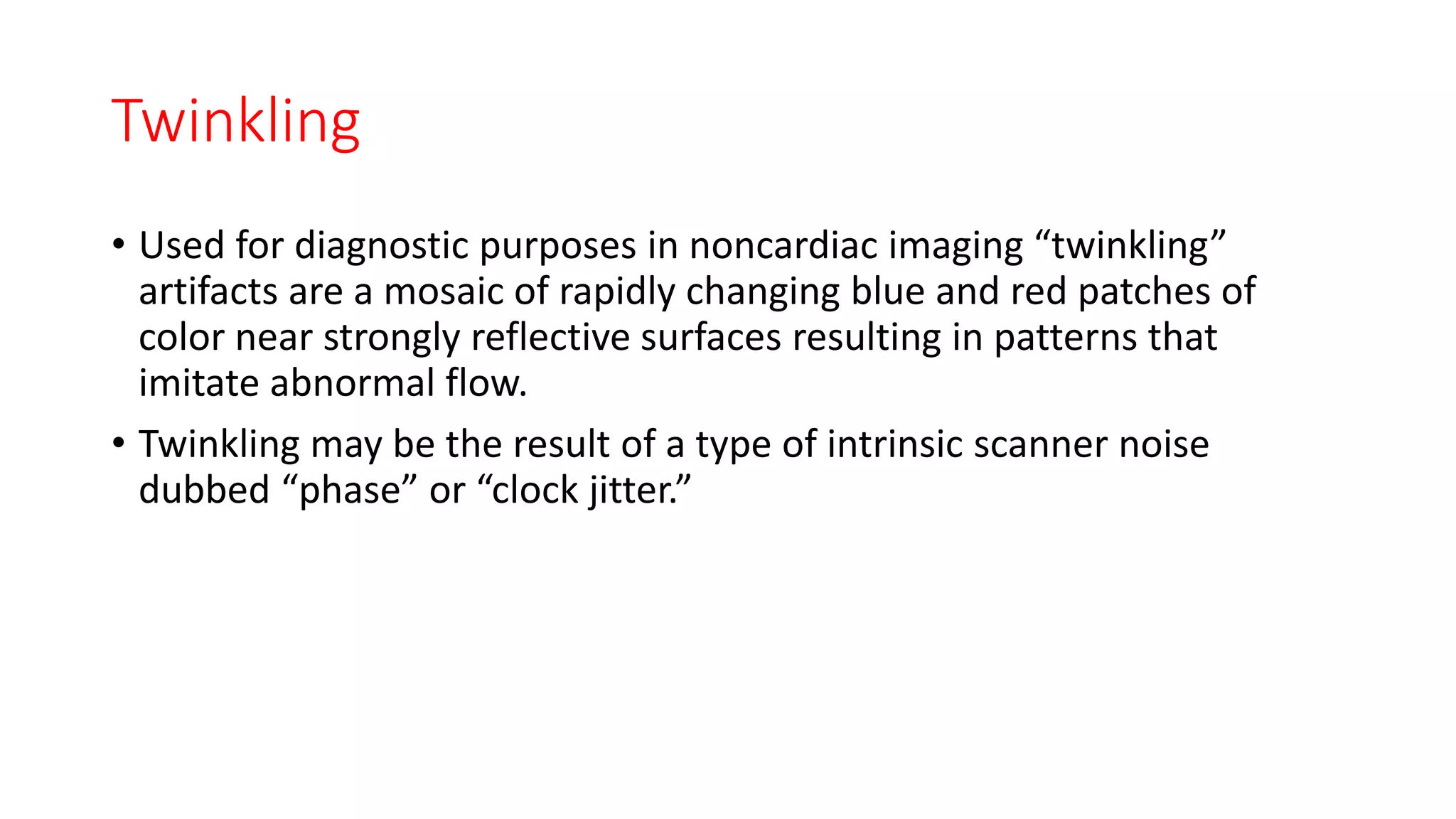 ARTIFACTS IN ECHO-1.pptx