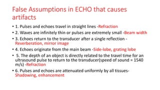 ARTIFACTS IN ECHO-1.pptx