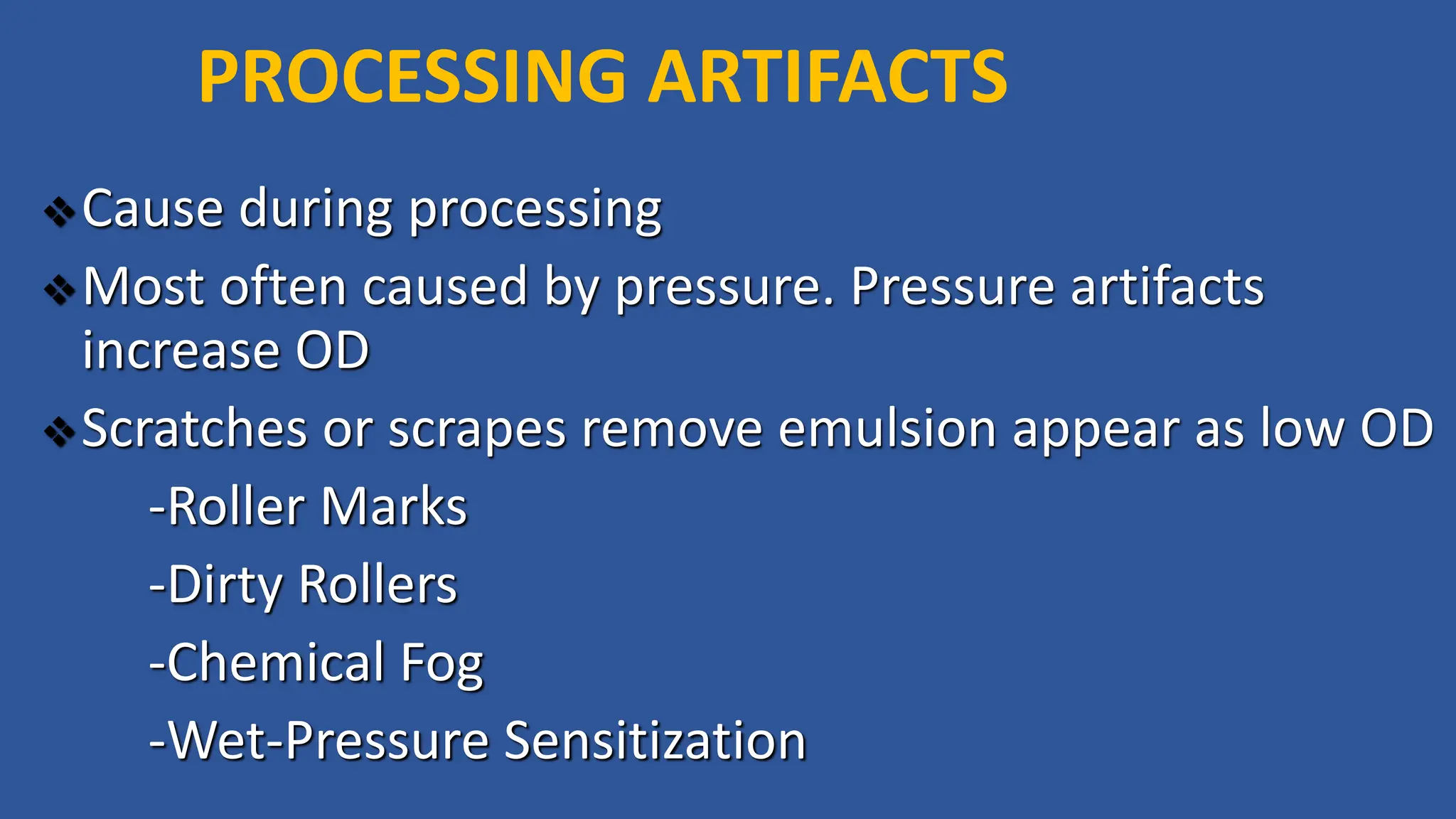 ARTIFACTS IN GENERAL radiography for radiodept.pptx