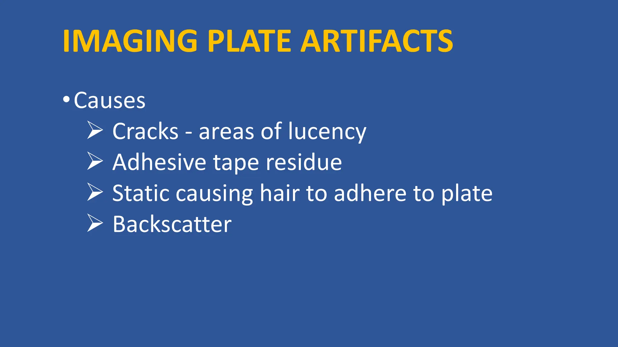 ARTIFACTS IN GENERAL radiography for radiodept.pptx