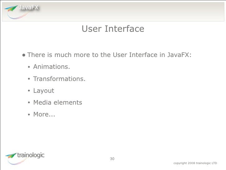 Introduction to Java FX