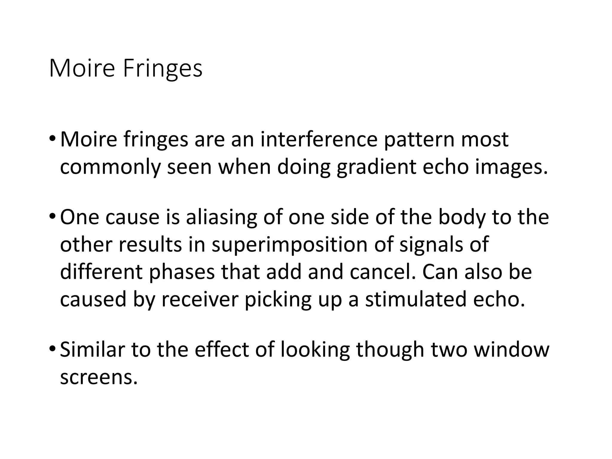 Mri Artifacts Introduction Classification Types Ppt