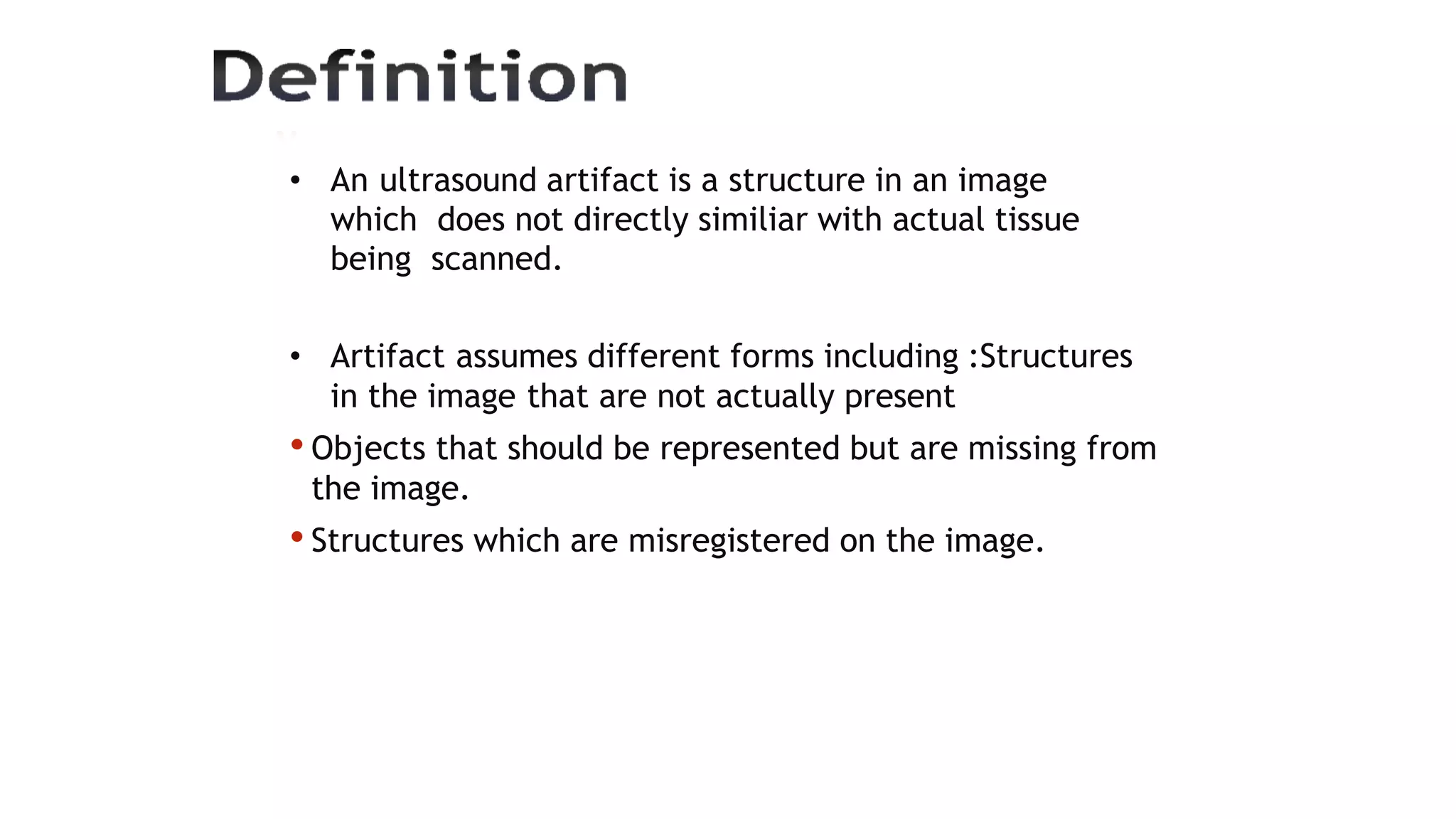 Artifacts usg, ct, mri radiology ppt,pdf pk | PPTX