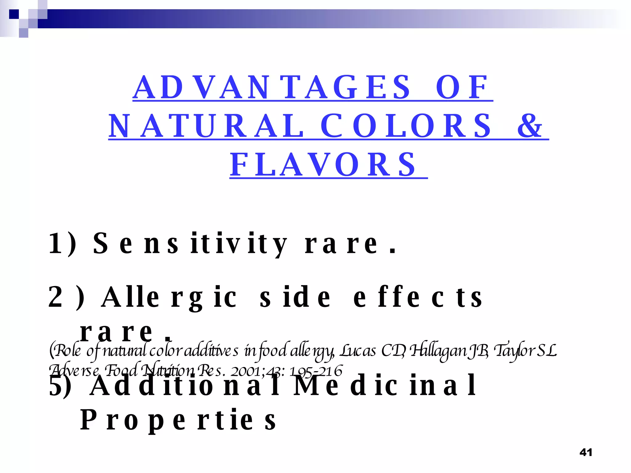 Artificial Colors, Flavors And Additives 3 1 1 | PPT